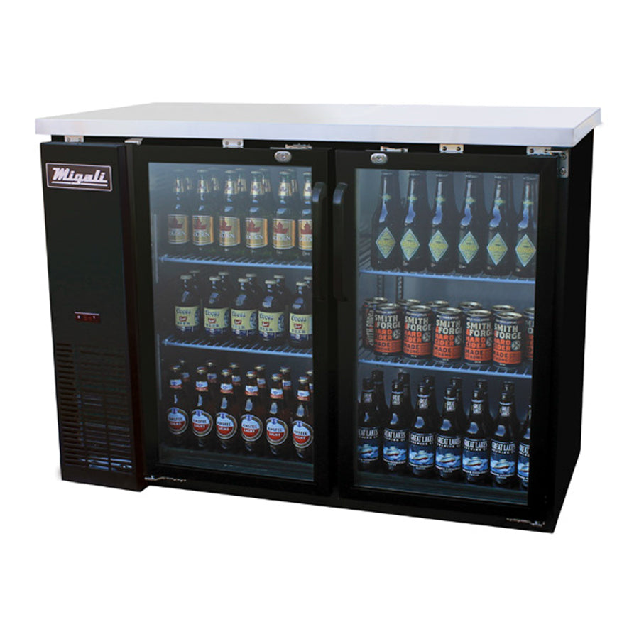 Migali Competitor Series Refrigerated Back Bar Cabinet, 48.75” W, 11.8 ...