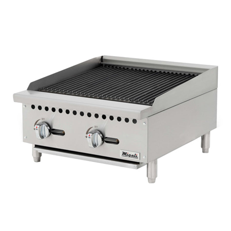 Migali Competitor Series Radiant Charbroiler, countertop, 24" W, cast ...