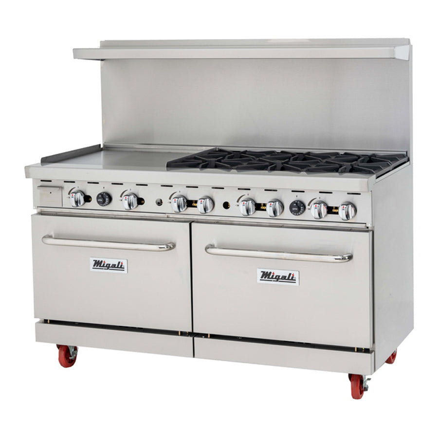 Migali Competitor Series Range, oven & griddle combo, freestanding, 60 ...