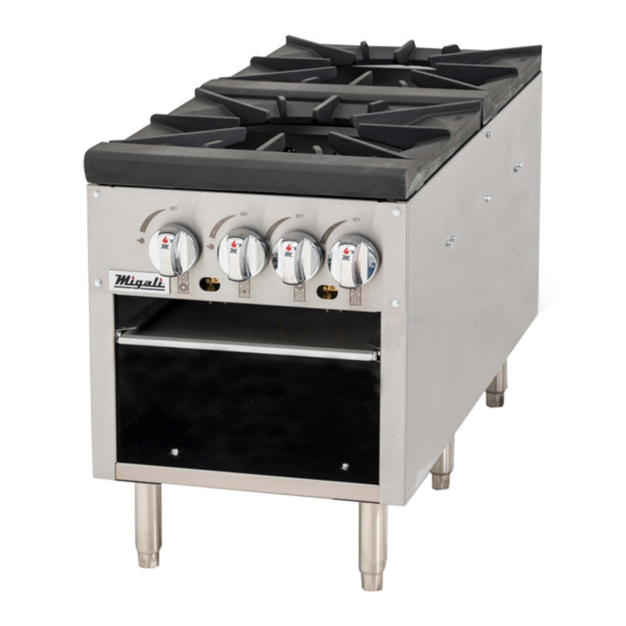 Migali Competitor Series Stock Pot Range, countertop, 18" W, (4) 40,00 ...